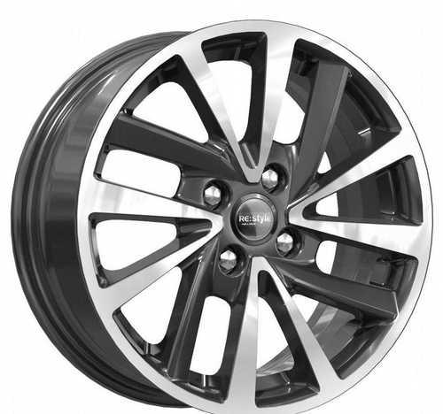Литые диски 6x15 4x100 60.1 ET36 кик кс899 алмаз черный