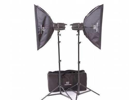 Комплект студийного света FST E-180 Softbox kit, 2