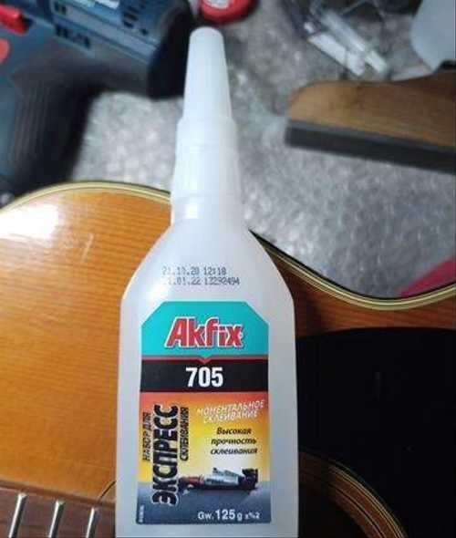 Суперклей Akfix 705 -8шт по 125 гр