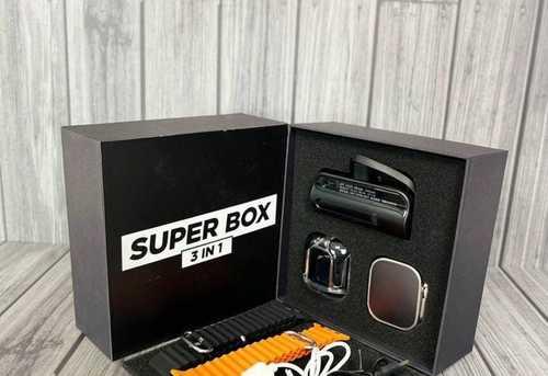 Наушники часы повер банк super BOX 3 in 1