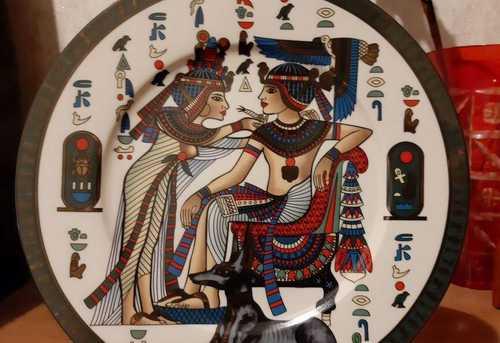 Тарелка декоративная большая Египет