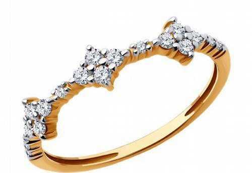 Кольцо Diamant из золота, 51-110-02440-1, р.17,5