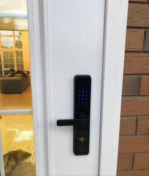 Умный биометрический замок на металлическую дверь