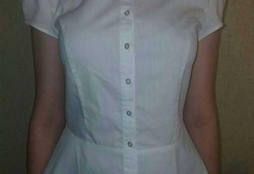 Блузка белая