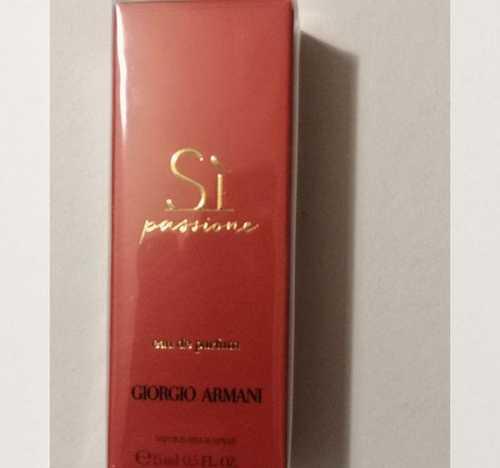 SI" Passione от giorgio armani, EAU DE parfum