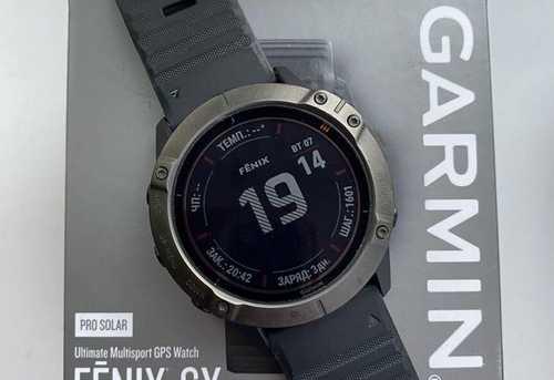 Часы Garmin fenix 6x pro solar