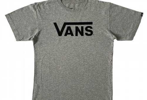 Vans S мужская футболка с большим логотипом