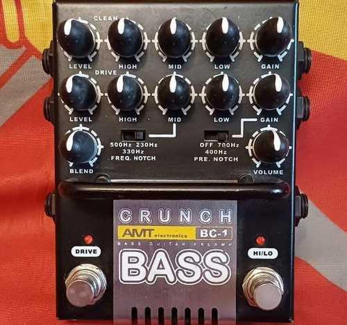 AMT Bass Crunch BC-1 - двухканальный jfet-предусил