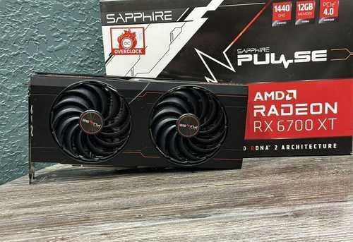 Видеокарта Sapphire AMD RX 6700 12gb XT pulse