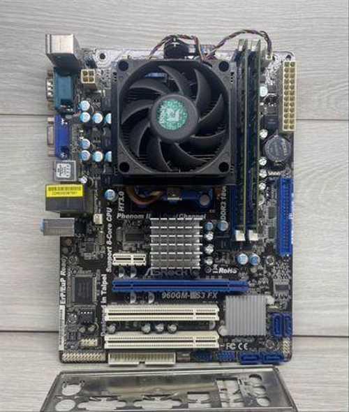 Материнская плата am3+ ASRock ) 960GM-S3 FX