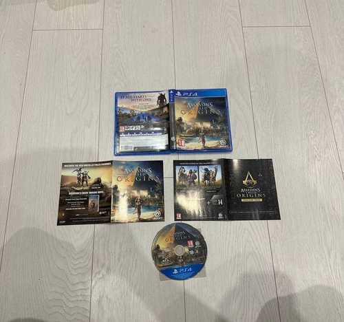 Диск на Assassins creed Origins ps4 ps5