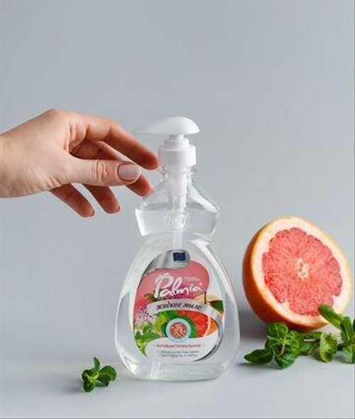 Жидкое мыло для рук, грейпфрут-мята, 0.45л