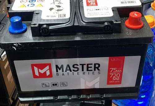 Аккумулятор master batteries (75 Ah, 12 V) Обратна