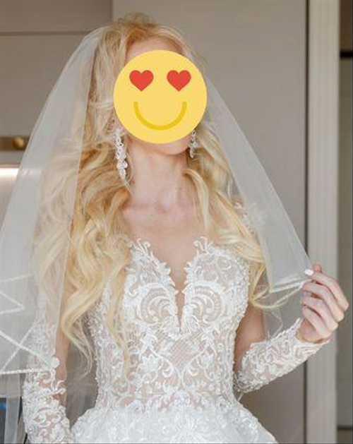 Свадебное платье пышное со шлейфом