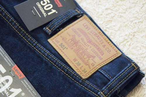 Джинсы Levis 501 W38 L34 Новые