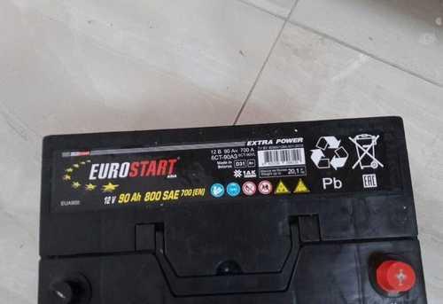 Аккумулятор Eurostart Extra Power 90Ah