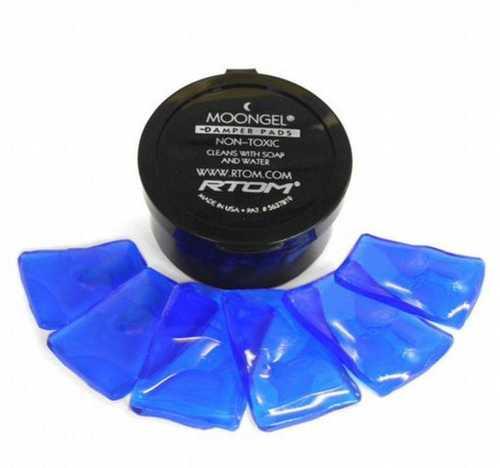 Демпферы для барабанов rtom moongel Dampers Pads Original Blue
