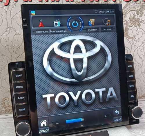 Магнитола Toyota android вместо штатной новая