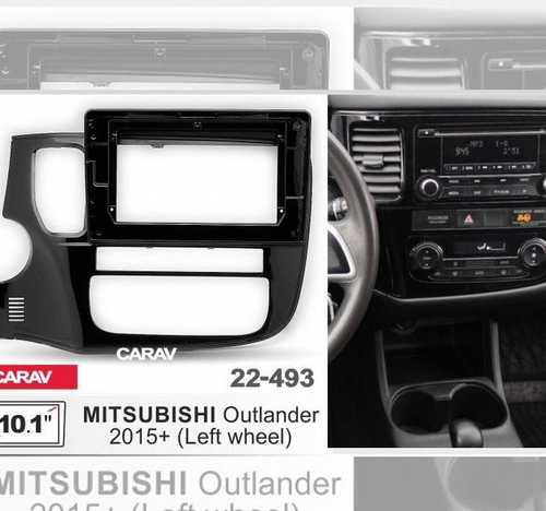 Рамка 9/10 для mitsubishi Outlander 2015-2020 / гл