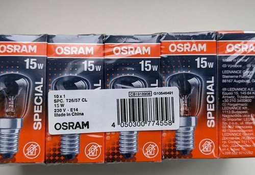 Лампочка для холодильника Osram T26/57, E14