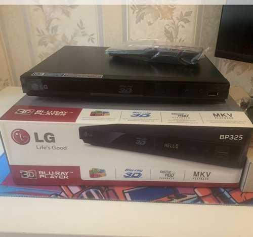 LG dvd player blu-ray 3D BP-325