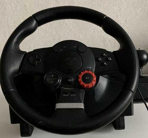 Руль с педалями Logitech Driving Force GT