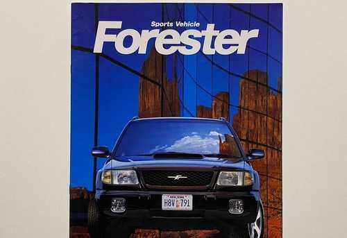 Дилерский каталог Subaru Forester 1997 Япония