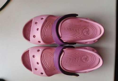 Сандалии босоножки crocs c12 для девочки