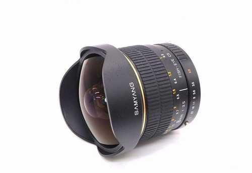 Samyang 8mm f/3.5 AS IF MC Fish-eye CS для Pentax