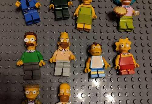 Lego minifigures Simpsons лего Симпсоны