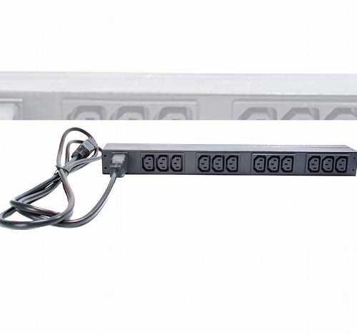 APC AP9656 Rack PDU, базовый, 1U, 16А, 230В, (12)