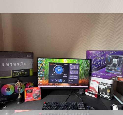 Игровой пк Ryzen 7 9800X3D RTX 5070 Ti 32GB DDR5