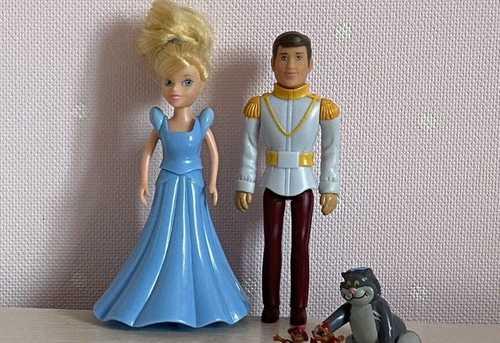 Disney куклы Рапунцель и Золушка с принцами