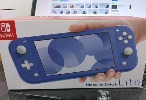 Коробка от Nintendo Switch Lite (синий)