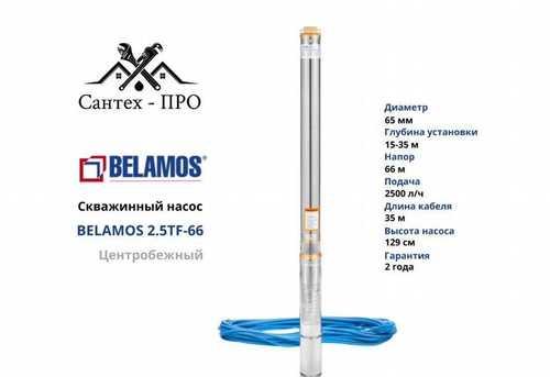Скважинный насос Belamos 2.5TF-66/2.5 (кабель 35м)
