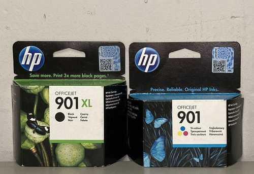 Струйные картриджи HP 901XL, оригинальные