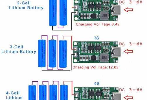 Новые платы зарядного 2S, 3S, 4S