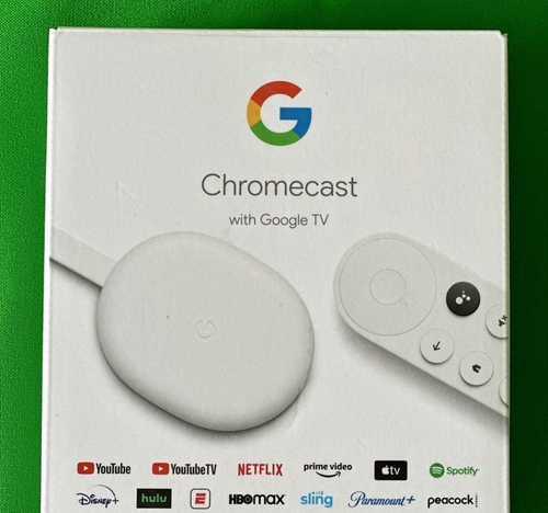 Chromecast wifh Google TV 4K. Новый