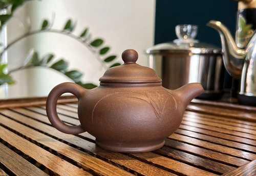 Глиняный чайник "Степные травы", 150 млЧайная утва