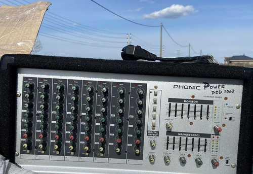 Phonic powerpod 1062 микшерный пульт с усилителем