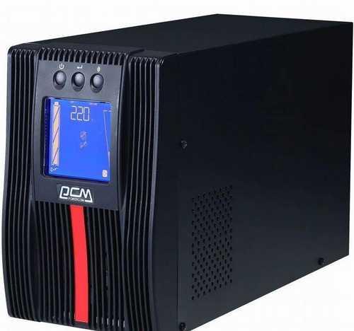 Ибп Powercom macan MAC-1000 1000VA/1000W Tower, 4*IEC320-C13, Serial USB, snmp Slot