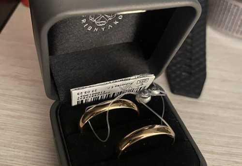 Обручальные кольца золотые 585