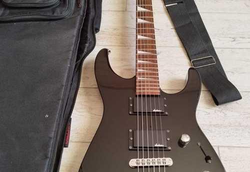 Jackson JS32RT Dinky Black с чехлом и ремнём