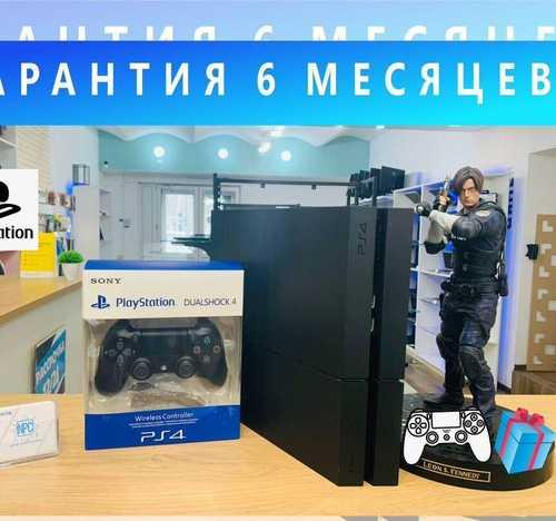 Sony PS 4 FAT 500GB / 1 геймпад с гарантией