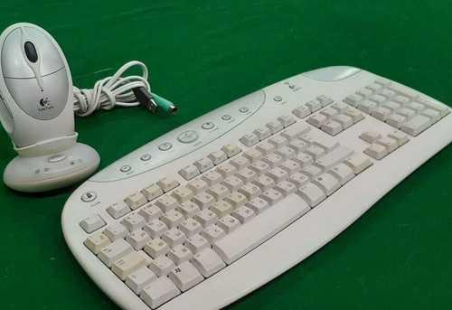 Беспроводная мышь и клавиатура Logitech
