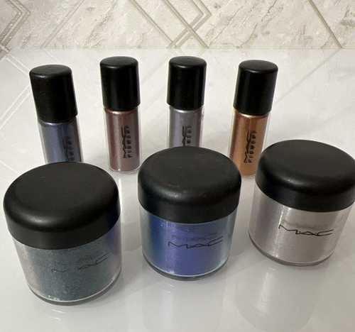 Косметика пакетом блестки MAC pigment mini