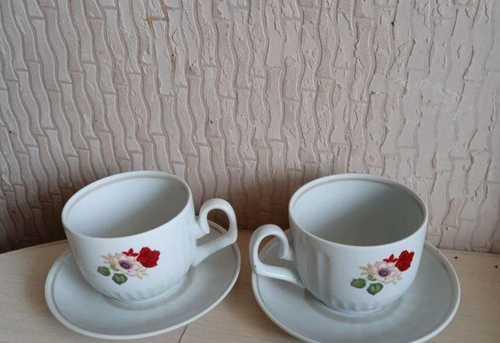 Чайные чашки набор на 4 персоны