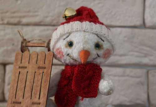 Снеговичок в стиле "мишек Тедди"