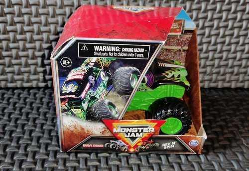 Новая Монстр-трак Monster Jam Grave Digger, 14 см