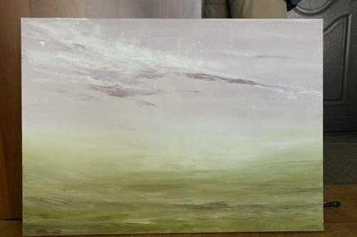 Картина маслом на холсте "Туман"